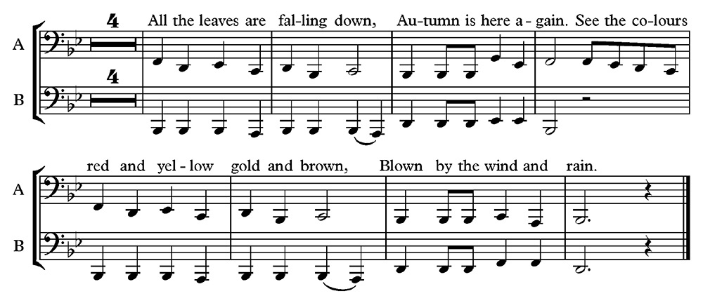Bb Tuba - Bass Clef - Low