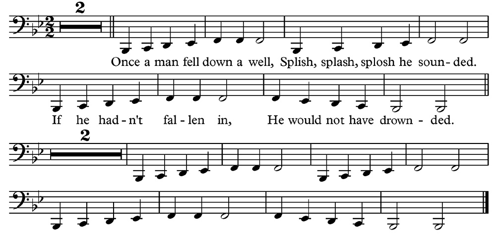 Bb Tuba - Bass Clef - Low