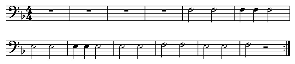 Student Brass - Trombone - Bass Clef - Mid.