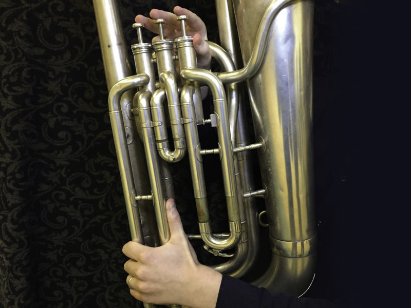 Student Brass - Eb Tuba - Bass Clef - Low