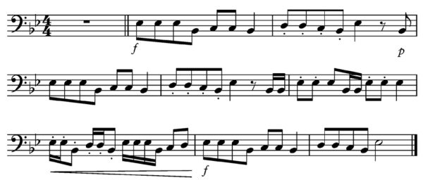 Student Brass - Baritone & Euphonium - Bass Clef - Low