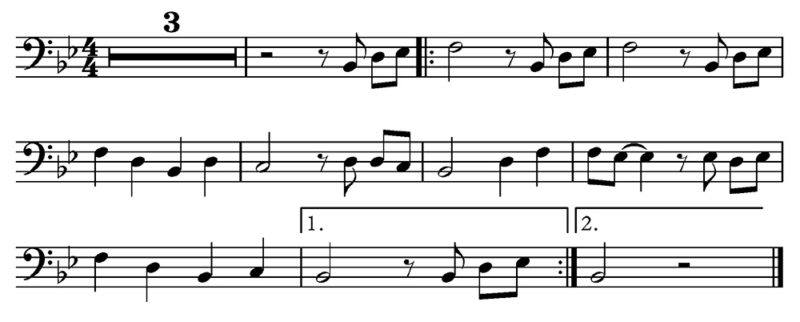 Student Brass - Baritone & Euphonium - Bass Clef - Low